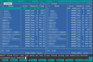 Linux: ncdu and mc to manage large directories