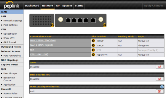 Peplink Balance 20x Router Review
