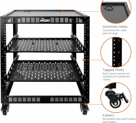 Rolling Network Racks: The Ultimate Upgrade for Home Networks