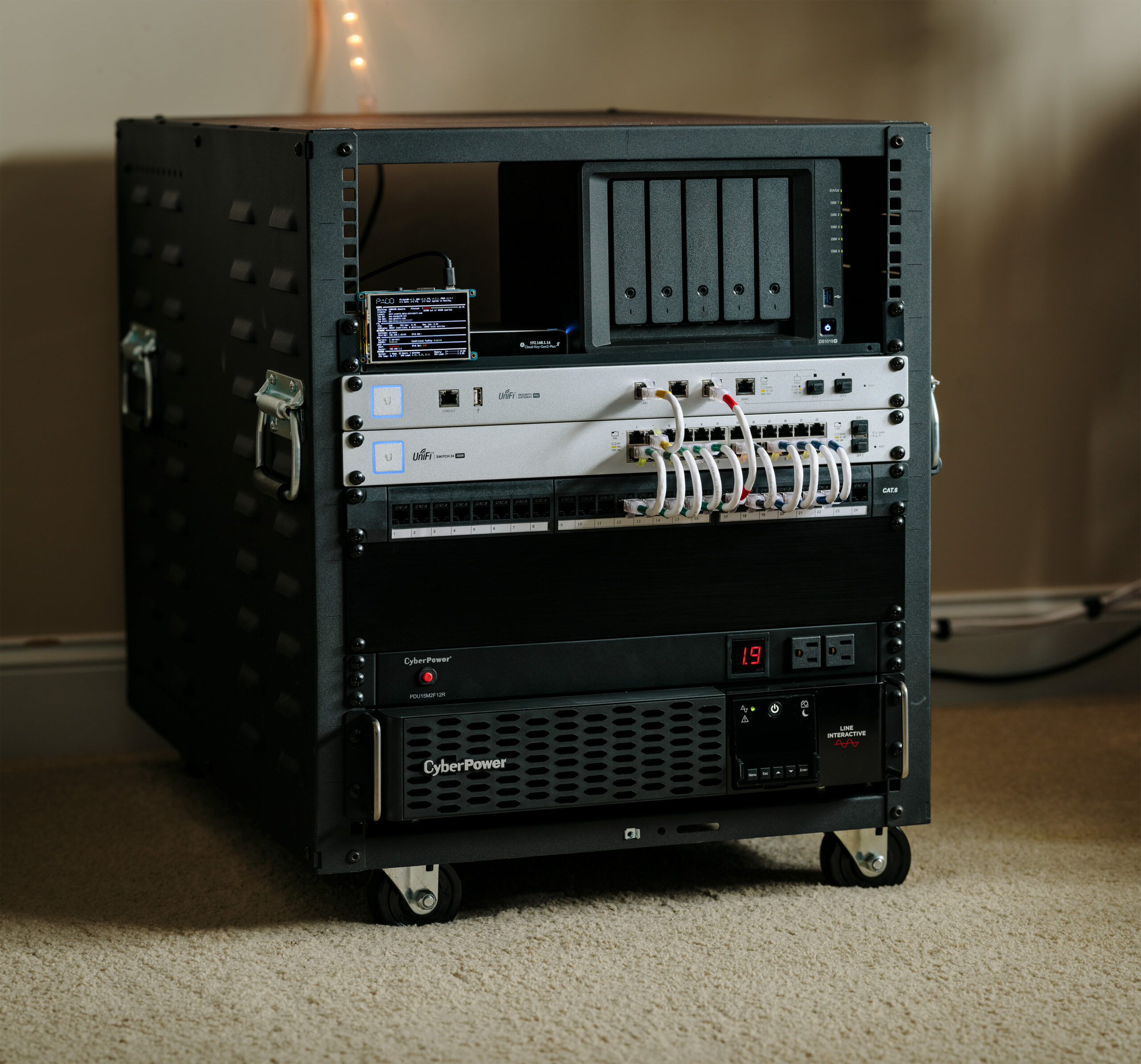 Rolling Network Racks: The Ultimate Upgrade for Home Networks