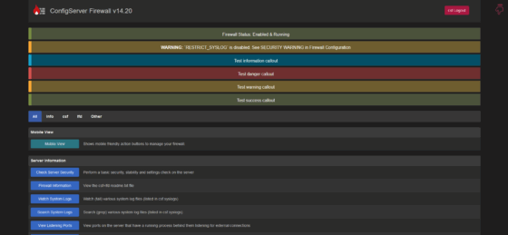 How To Keep Configserver Firewall Csf Running After The Shutdown