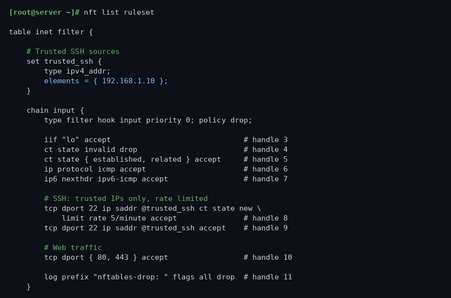 Linux Firewall with nftables: Setup Guide